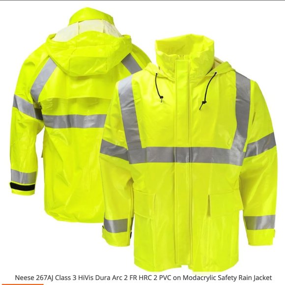 Neese | Jackets & Coats | Nwt Neese Fr Class 3 Hi Viz Lime 267aj Dura ...